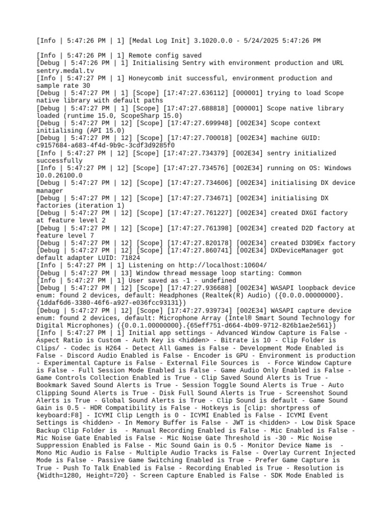 Medal Log 20250524 | PDF | Graphics Processing Unit | Keyboard Shortcut