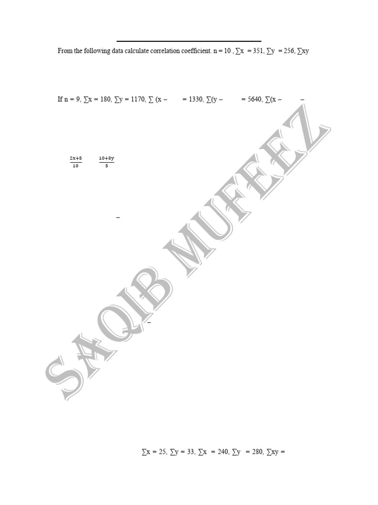 Regression and Correlation 2 | PDF | Coefficient Of Determination | Regression Analysis