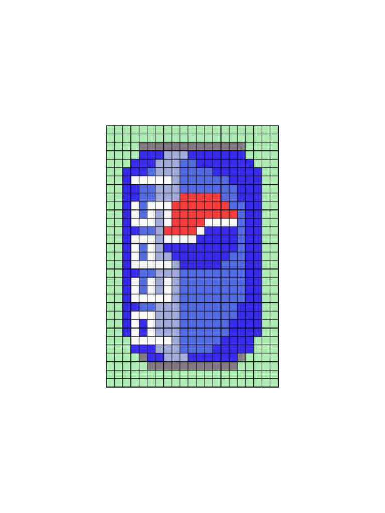 1990s Pepsi Cross Stitch Pattern | PDF