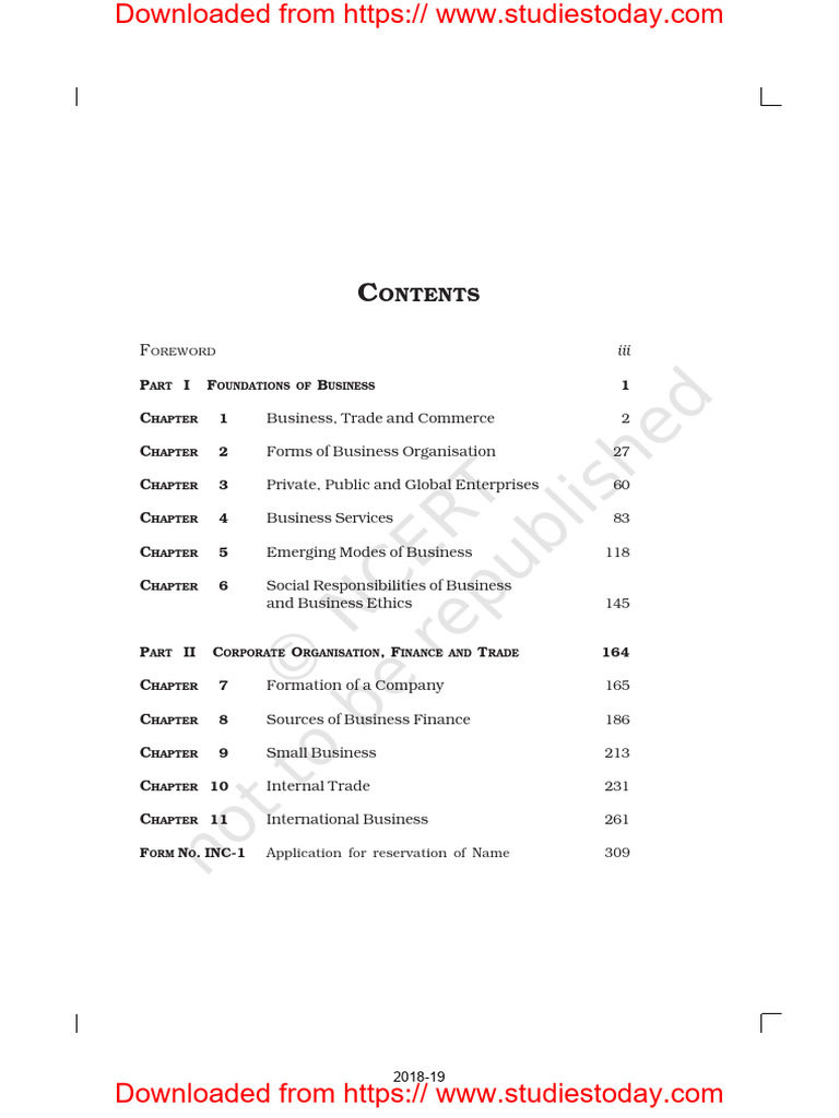 Class 11 Business Studies in English | PDF | Economies