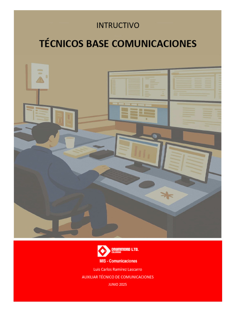 Instructivo Técnicos Base Comunicaciones | PDF | Interfaz de línea de comando | Archivo de ...