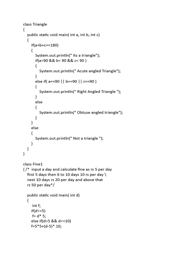 Class Triangle Tax Quardatic Fine | PDF | Mathematical Objects | Algebra