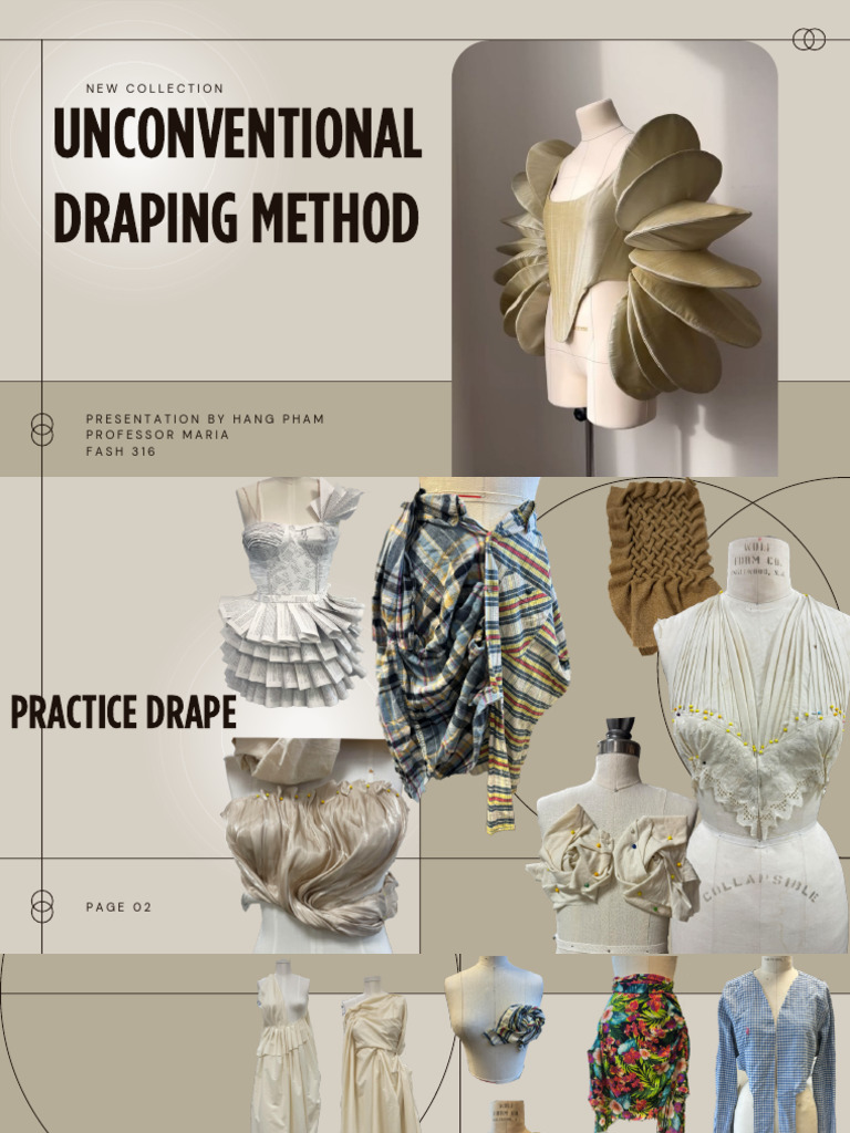 Hang Pham_Unconventional draping method_Fash316 | PDF