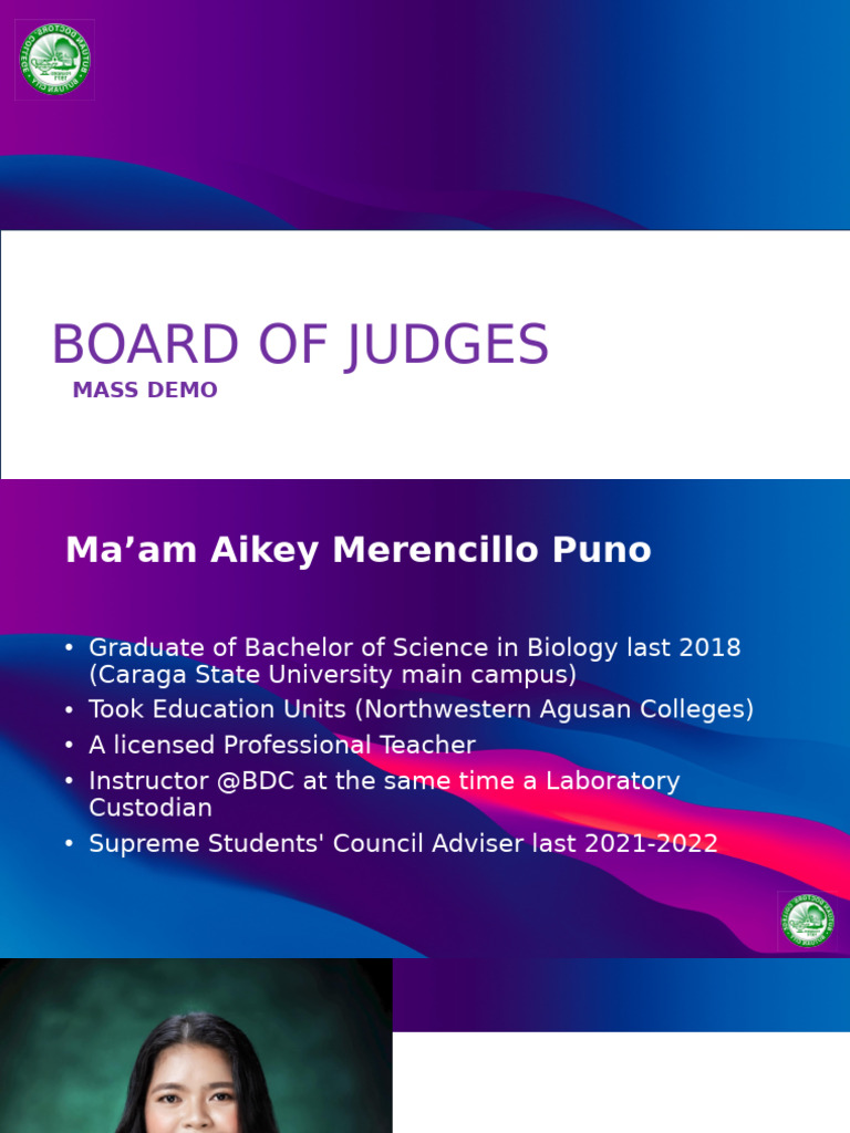 Board of Judges | PDF