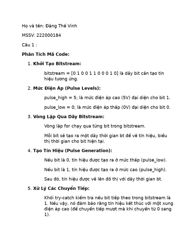 DangTheVinh Buoi2 | PDF