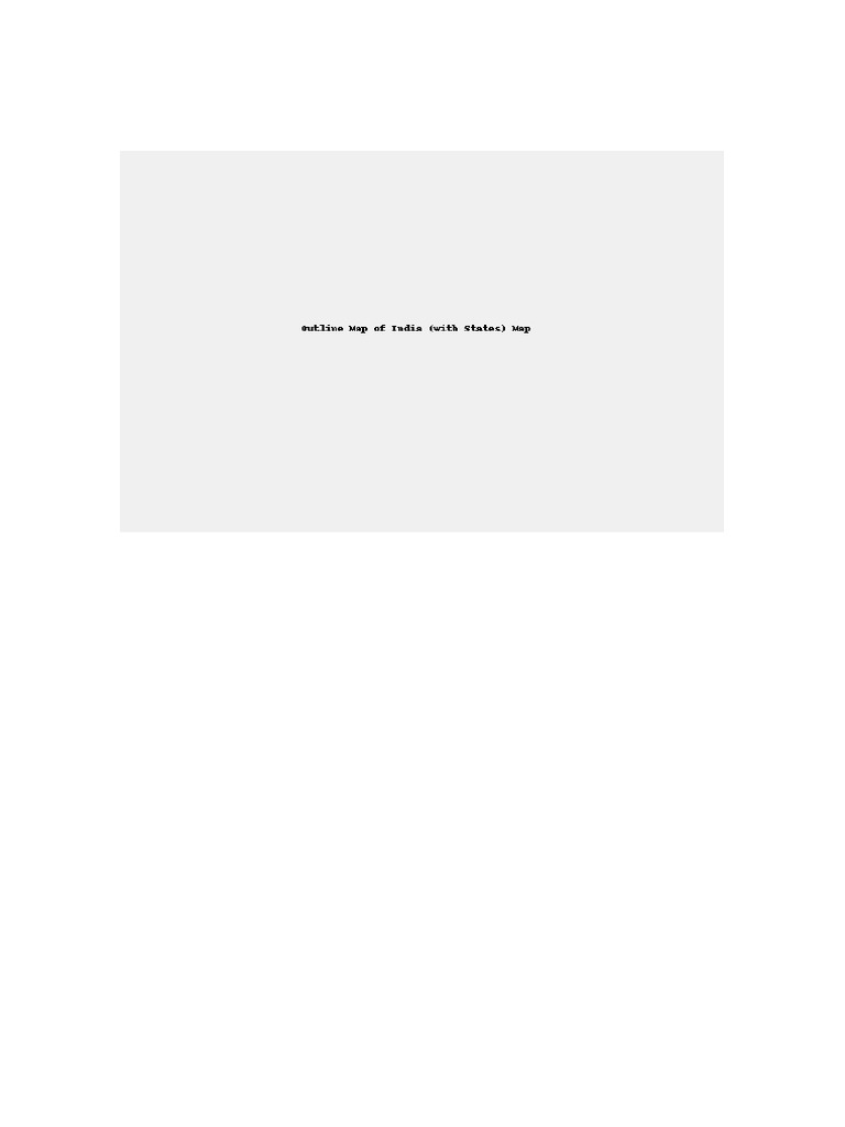 Indian Static GK Maps | PDF