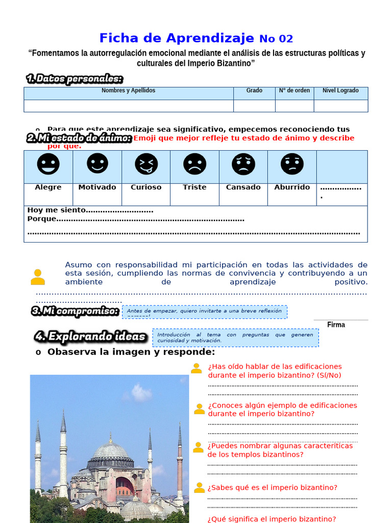 FICHA 2 _ CC.SS 2DO | PDF | imperio Bizantino | imperio Romano