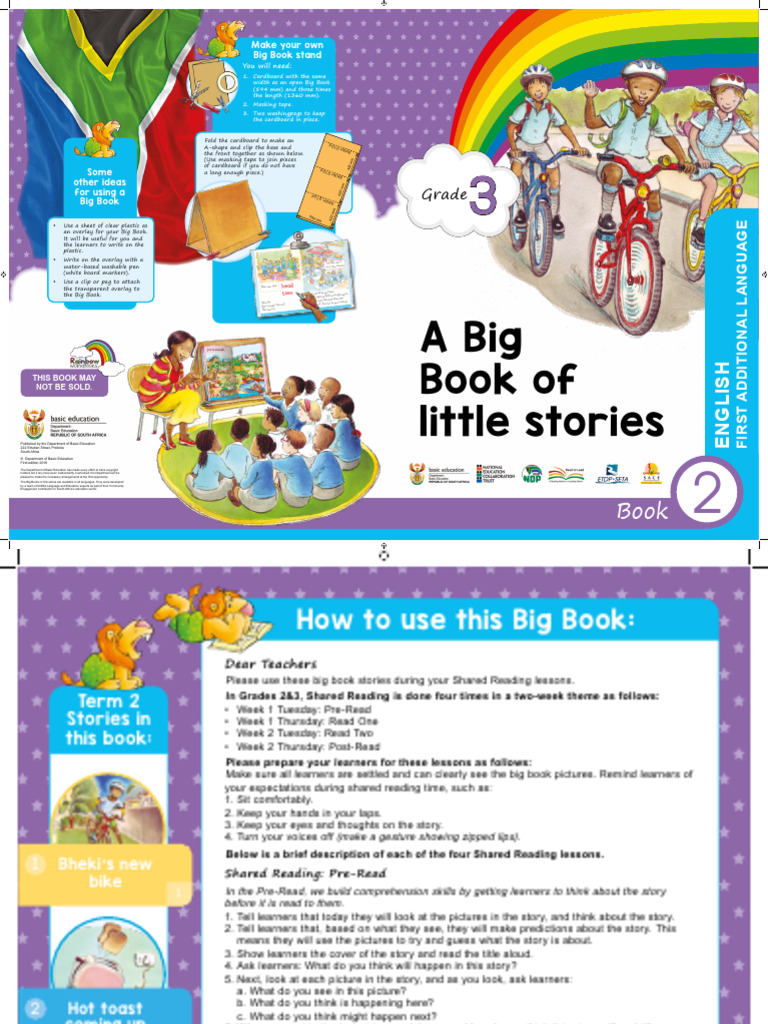 gr3 Term 2 2023 Psrip Efal Big Book Cover | PDF | Reading Comprehension | Communication