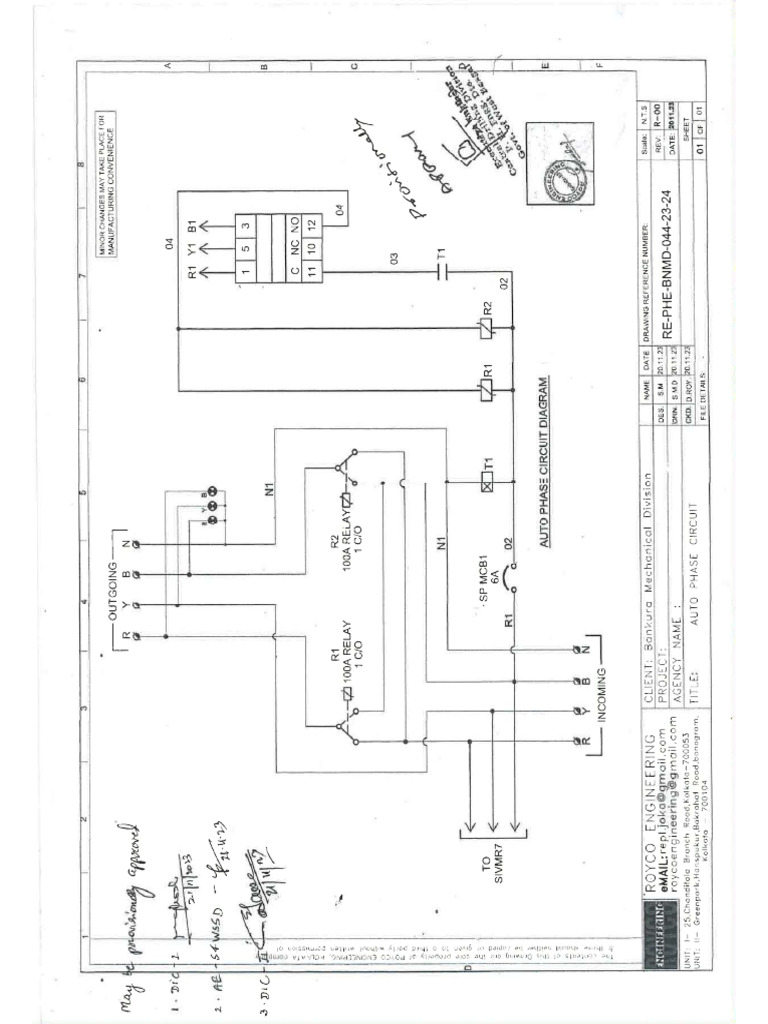 (15 - 120 HP) PLC Panel Approved Drawing | PDF