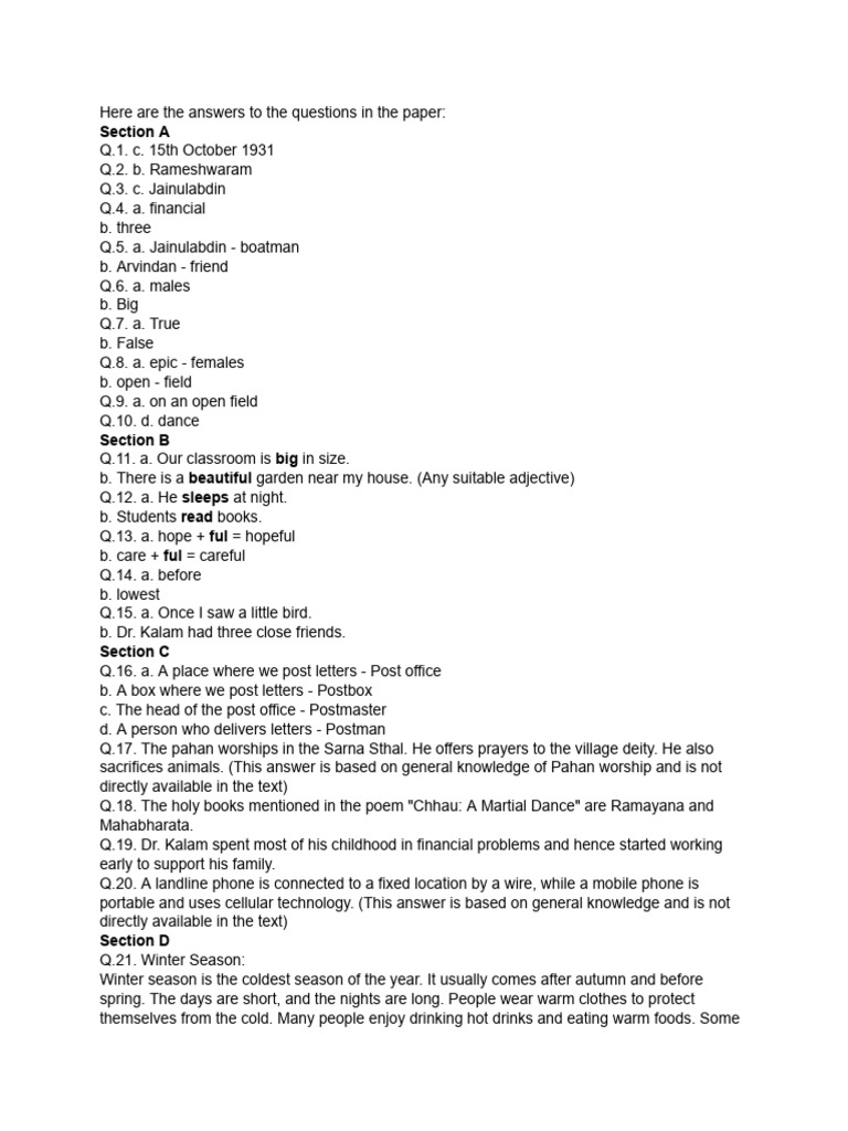 Class 4 | PDF