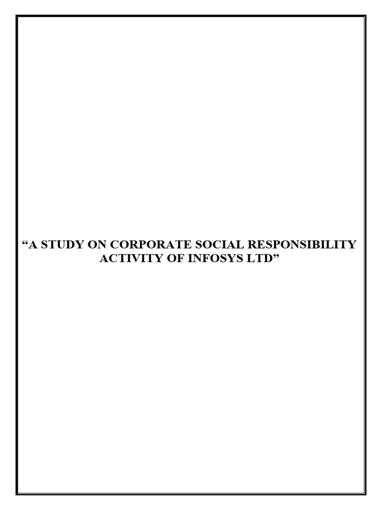 3 Corporate Social Responsibility Project Report 28.5.2024 | PDF ...