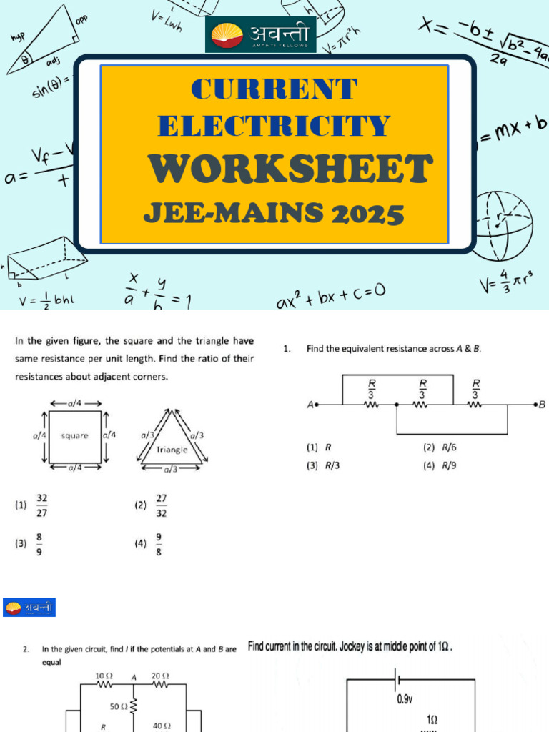 Electricity Assignments | PDF