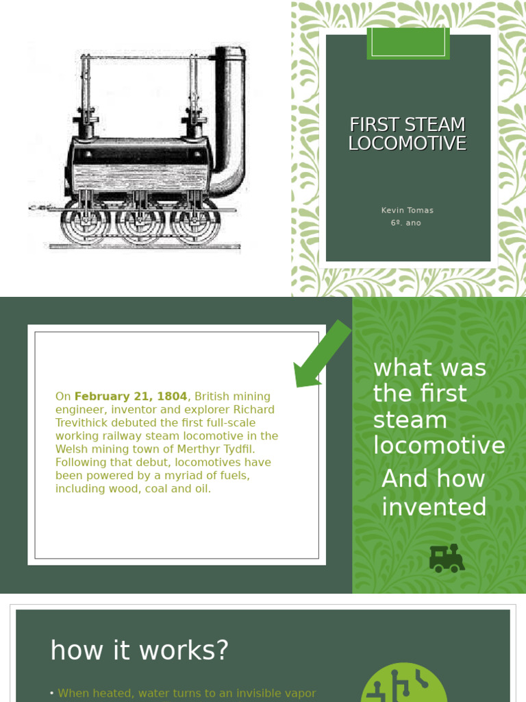 First Steam Locomotive | PDF