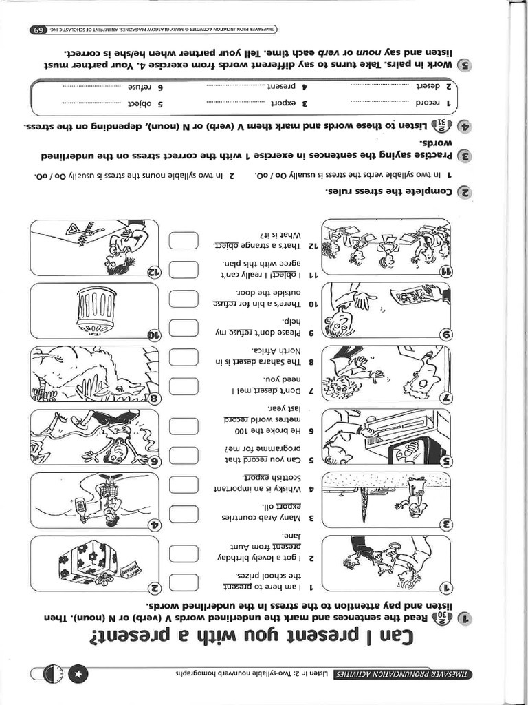 Two Syllable Words STRESS | PDF
