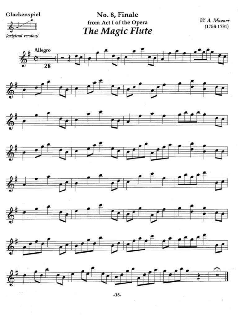 The Magic Flute - Mozart - LIRA | PDF