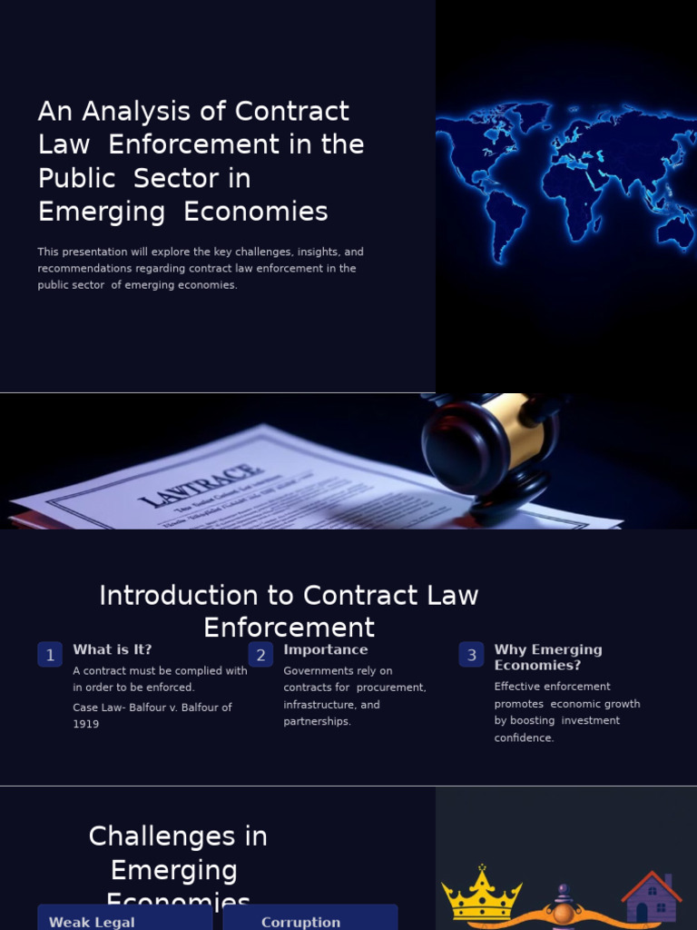 An Analysis of Contract Law Enforcement in The Public Sector in ...