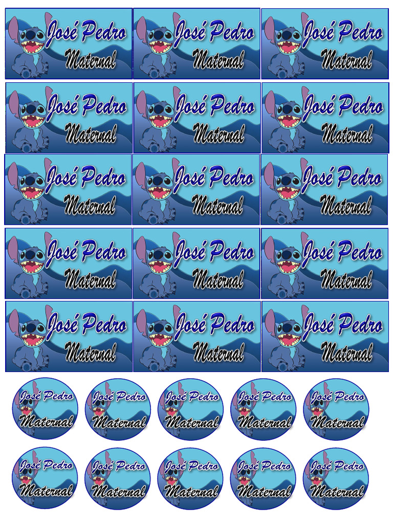 Etiqueta Jose Pedro Caderno | PDF