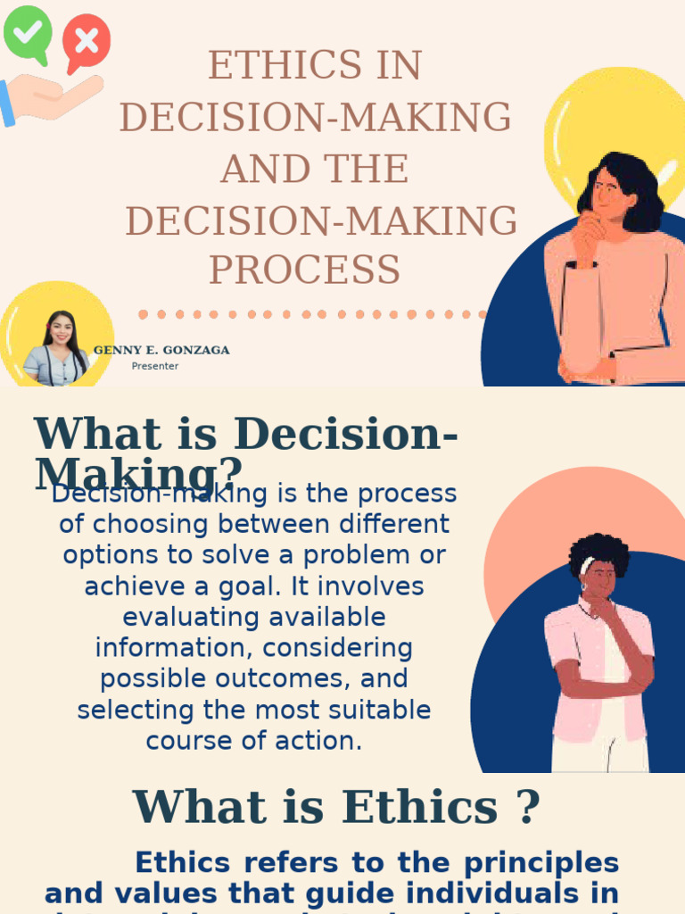 Ethics in Decision-Making Process | PDF | Justice | Crime & Violence