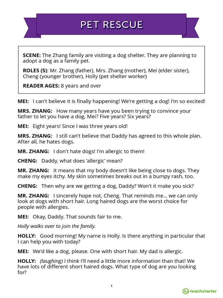 Comprehension Pet Rescue A Do Be Reader | PDF | Dachshund | Dogs