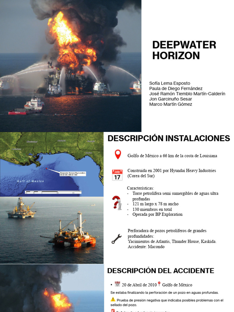 Deepwater Horizon | PDF | Petróleo | Combustibles fósiles