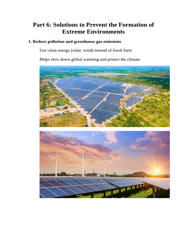 Preventing Extreme Environments Solutions | PDF