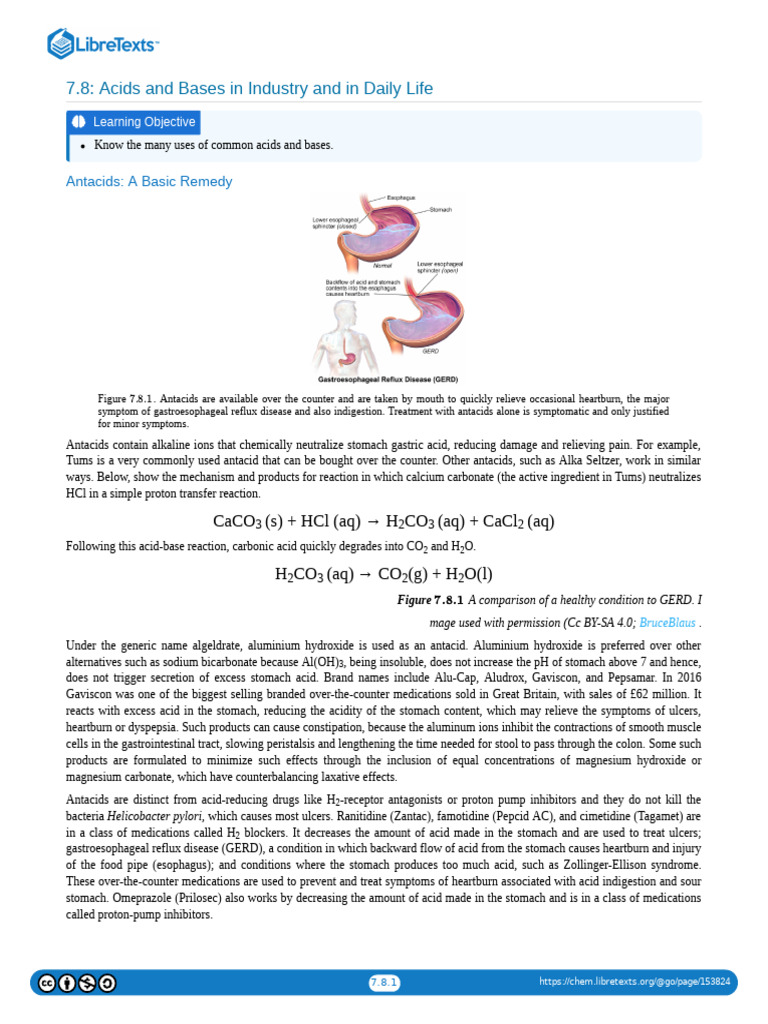 7.08 Acids and Bases in Industry and in Daily Life | PDF | Sodium ...