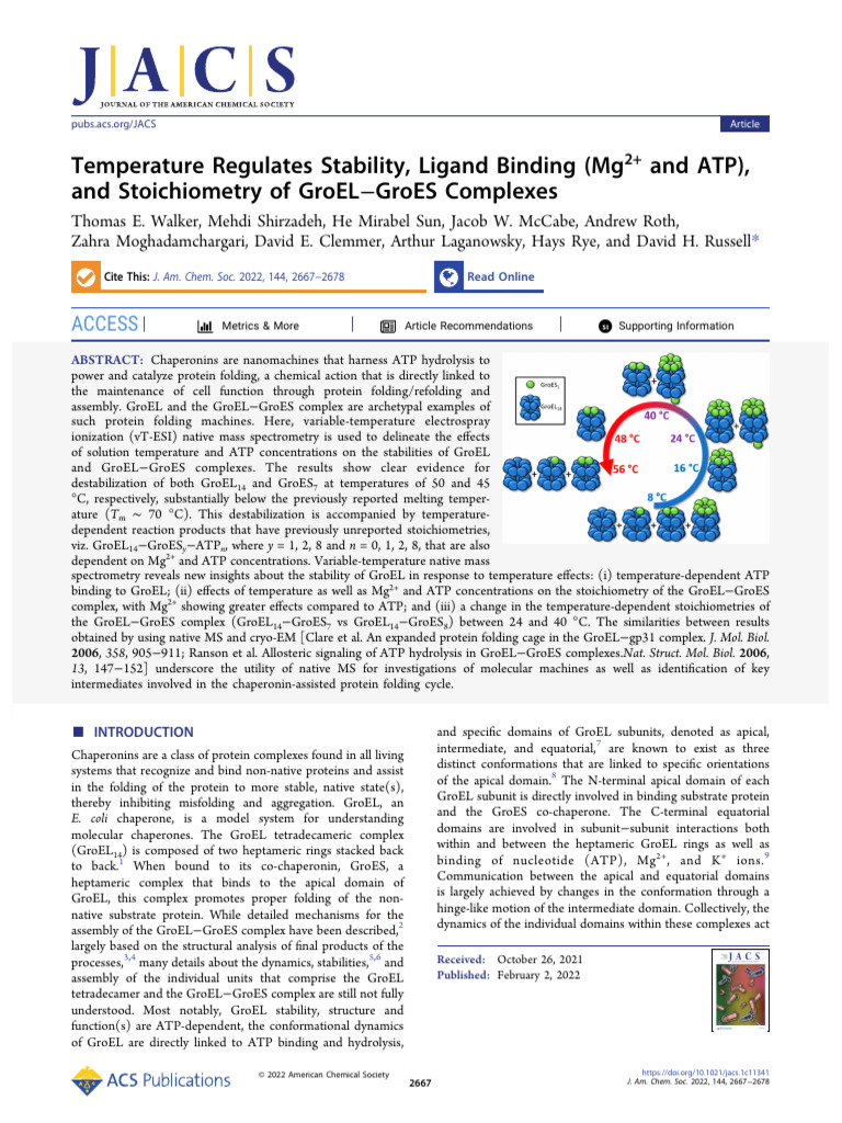 Walker Et Al. - 2022 - Temperature Regulates Stability, Ligand Binding ...