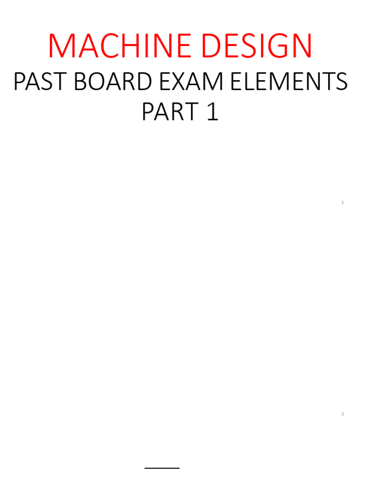 MDSP Elements Part 1 | PDF | Screw | Stress (Mechanics)