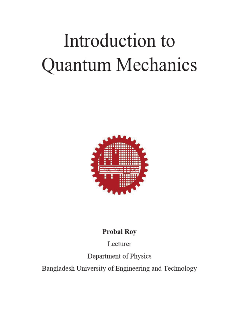 Introduction To Quantum Mechanics | PDF | Waves | Electron