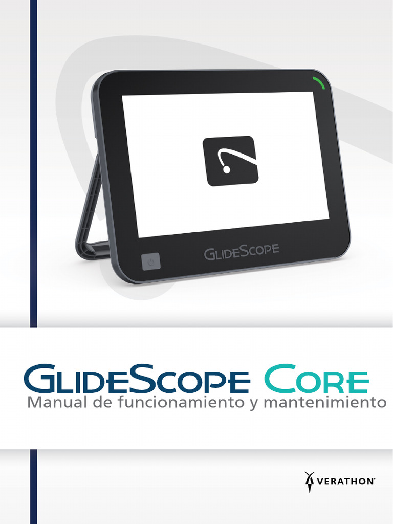 GlideScope Core Manual de Funcionamiento y Mantenimiento - 0900-4626 ...