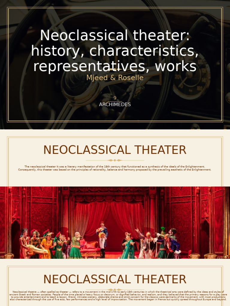Neoclassical Theater | PDF | Theatre | Tragedy