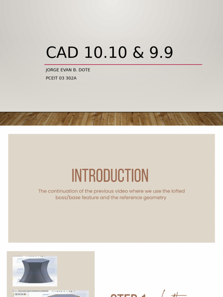 CAD Final Activity Dote | PDF