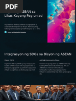 Ang 17 Sustainable Development Goals NG United Nations at Ang ASEAN | PDF