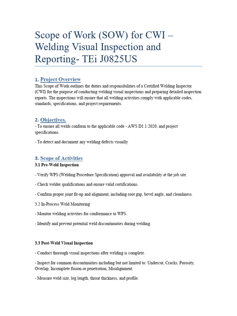 CWI_Scope of Work-J0825 US_250521_141009 | PDF