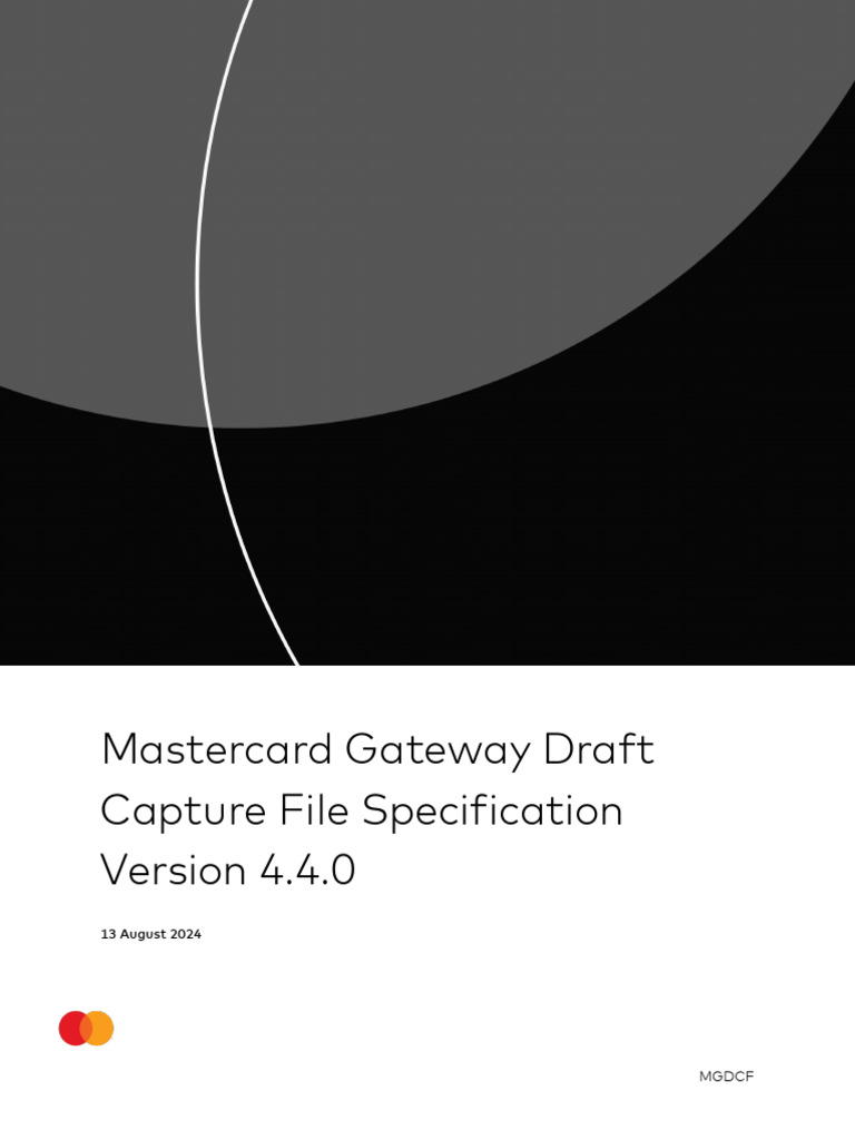 256-Byte Draft Capture File GEN4 Specification - en - v4.4.0 | PDF | Emv | Master Card