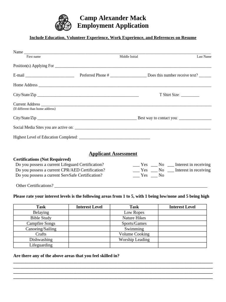 General Employment Application 2023 | PDF | Background Check | Crimes