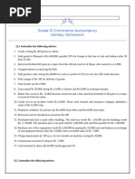 Journal Entry Practice Questions - Class 11 PDF | PDF