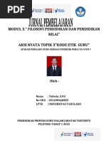 Jurnal Pembelajaran Modul 3 Filosofi Pendidikan Dan Pendidikan Nilaitopik 3 Kode Etik Guru | PDF
