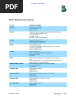 Roland Berger Global Office Locations | PDF | Companies | Business