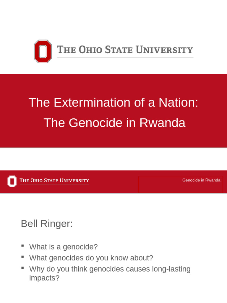 Rwanda Genocide: Analyzing Atrocities | PDF | Rwandan Genocide | Genocides