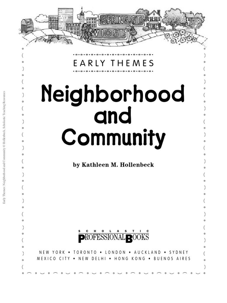 Neighborhood and Community: Earlythemes | PDF | Curriculum | Teaching ...