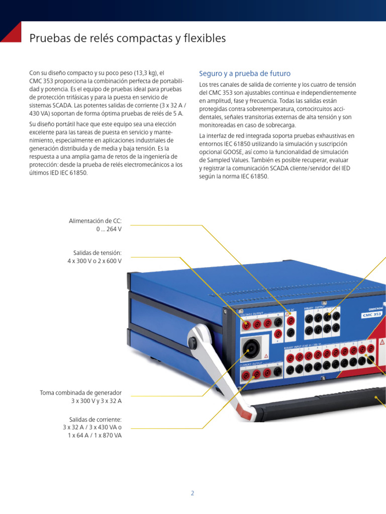 CMC 353 Brochure ESP 2 | PDF | Relé | Informática