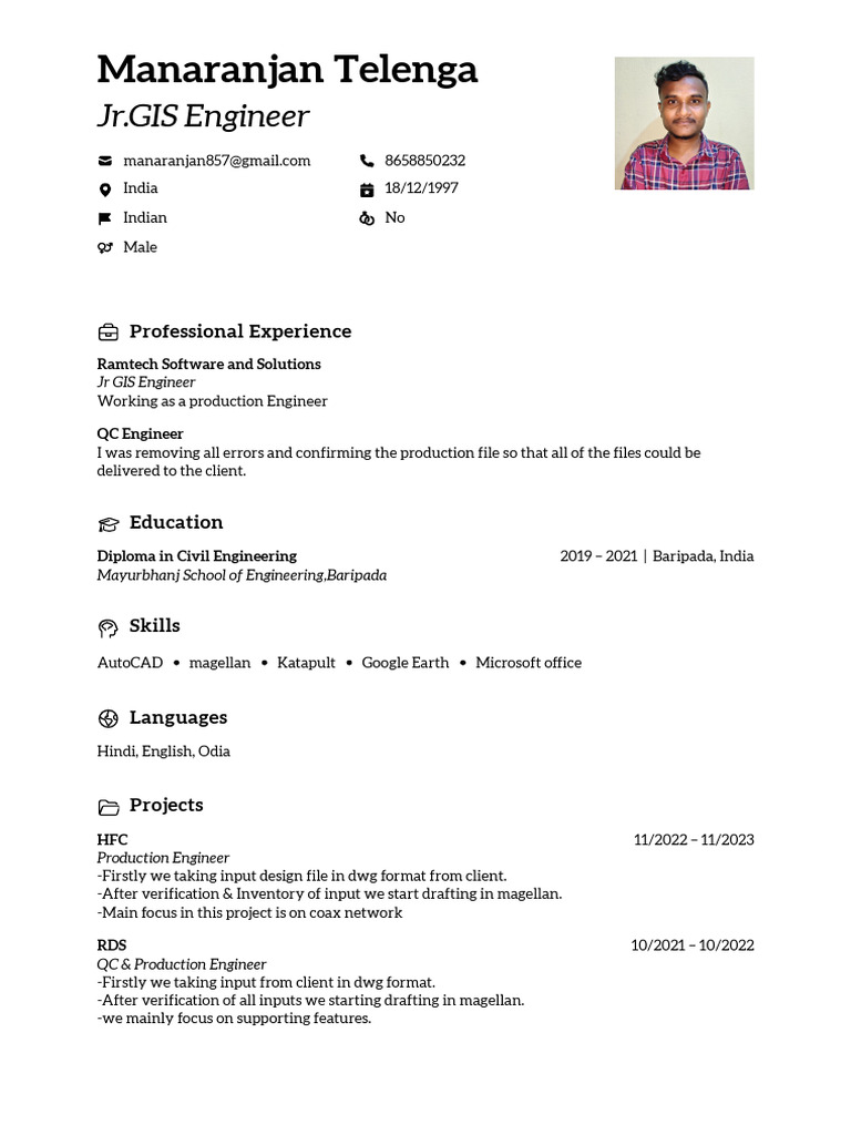 Manaranjan Telenga FlowCV Resume 20240919 | PDF