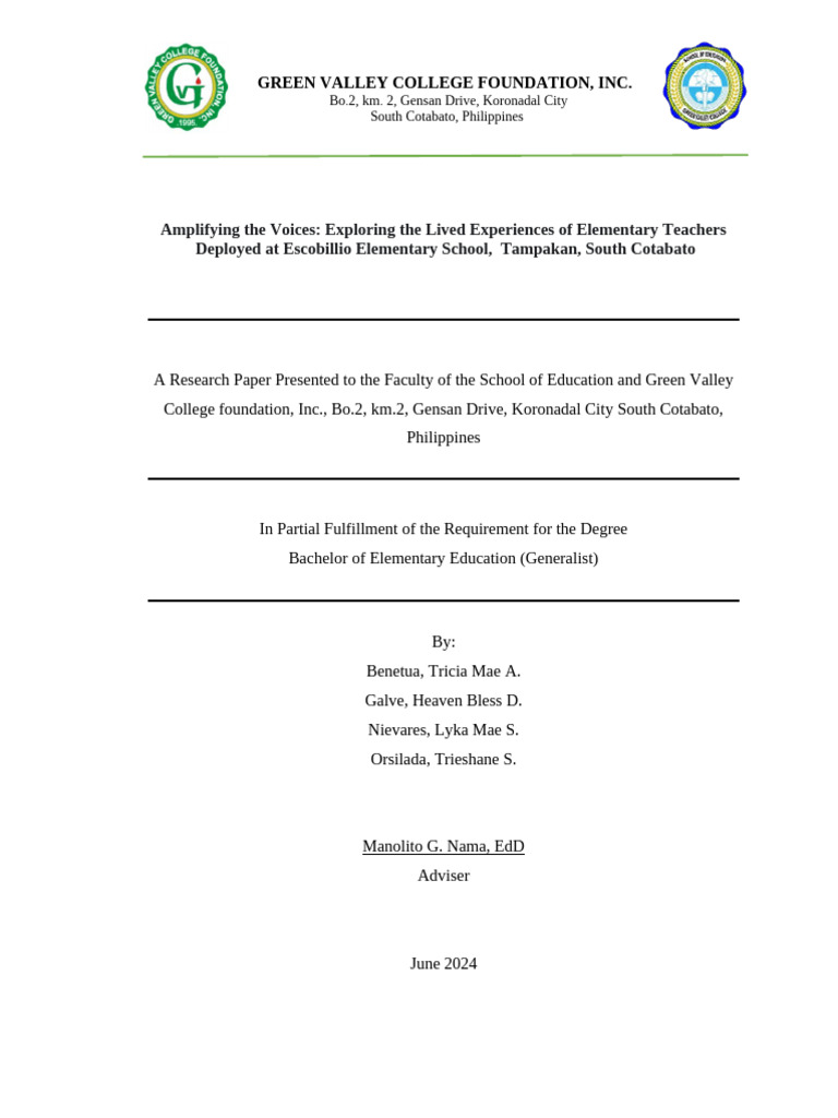 Research 1 - Final Title (Group 2) | PDF