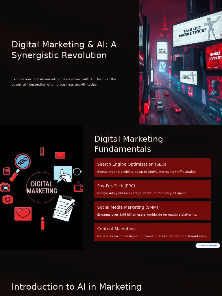 Digital Marketing and AI A Synergistic Revolution | PDF | Artificial Intelligence | Intelligence ...