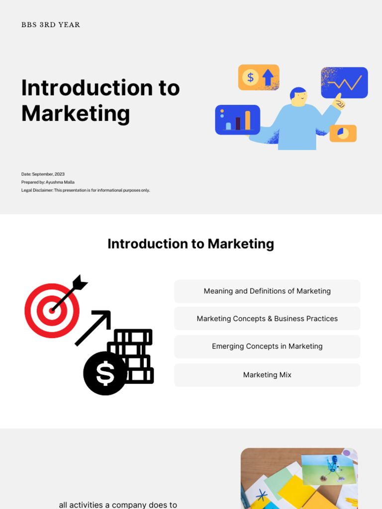 Unit 1 Introduction To Marketing | PDF | Marketing | Brand