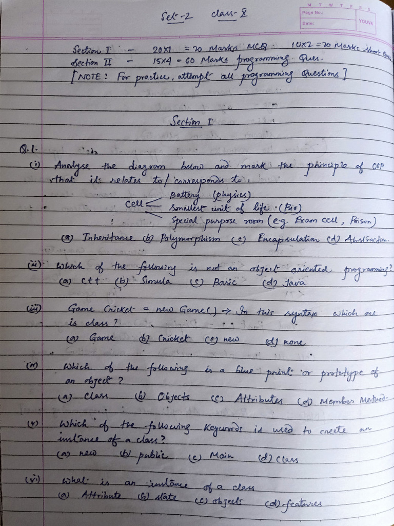 Sample Set 2 Class 10 Comp | PDF