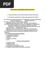 Vehicle Gate Pass Application Format | PDF