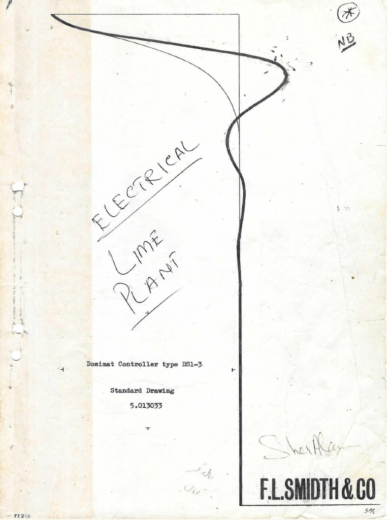 Dosimat Controller Type DS1-3 Drawing 5.013033 Wiegh Feeder | PDF