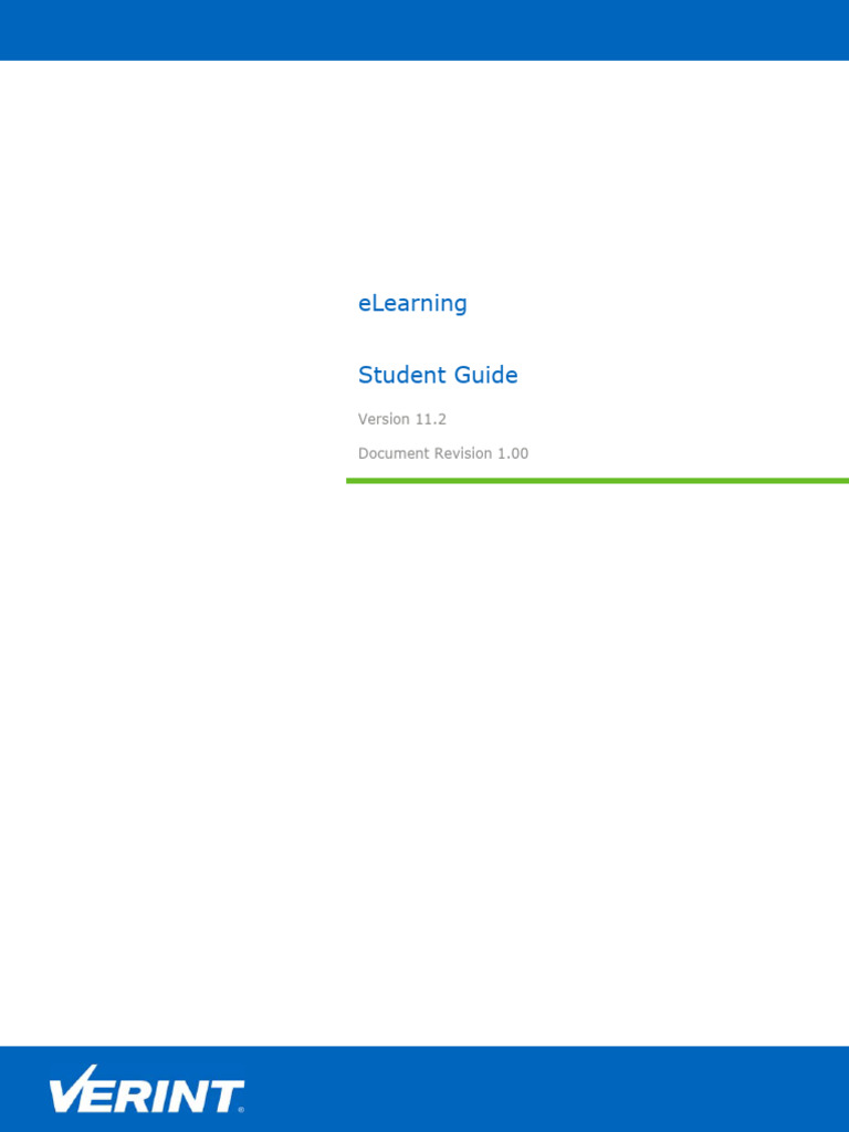 WFO V11.2 ELearning Student Guide | PDF | Educational Technology | Login